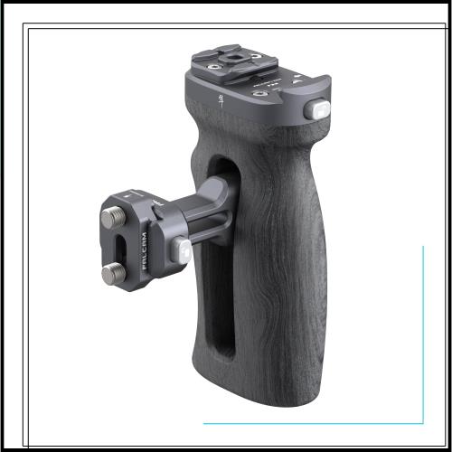 ULANZI サイドハンドル F22 クイックリリース 1/4ネジ付き ミカルタ素材 軽量 サイドフォーカスハンドル 左右使用可能 上下調整可能