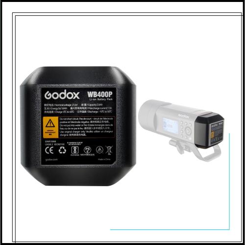 GODOX WB400P 交換用リチウム電池 DC 21.6V/2600mAh WB400PA GODOX AD400PROフラッシュ対応