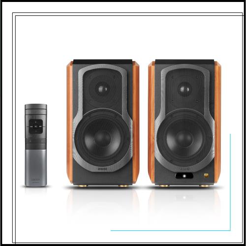 Edifier S1000W WiFiオーディオ2.0アクティブ ブックシェルフスピーカー Alexa 対応 - ワイヤレス Hi-Fi サウンド システム AirPlay 2 Sp