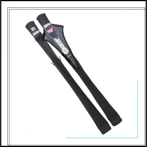 MONS スキー用ニットケース ソールカバー スキーケース ブレーキアーム用穴付き ｜ワイドオープンイージーフィットファブリックソフト 通