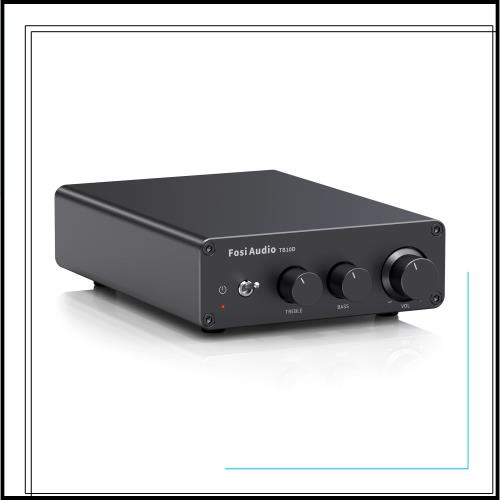 Fosi Audio TB10D 600W パワーアンプ TPA3255 デジタルアンプ 2.0CH 小型 オーディオ HiFi ステレオ クラスD アンプ スピーカー用 家庭用