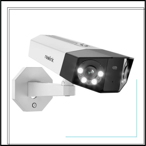 防犯カメラ 4K画質 180度超広角 PoE有線接続 800万解像度 屋外 ネットワークカメラ IPカメラ セキュリティカメラ 留守番 H.265 AI人体・