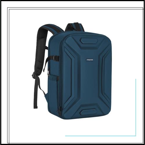 MOSISO カメラバックパック DSLR/SLR/ミラーレス用、対応機種 Canon/Nikon/Sony、保護 カメラバッグ 防水 対称幾何 ハードケース 三脚付