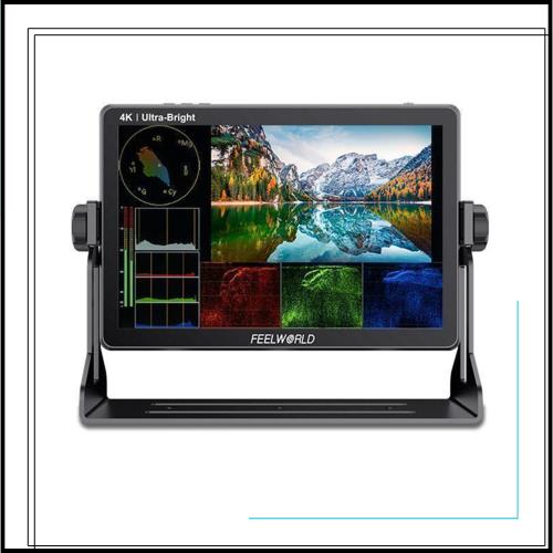 FEELWORLD LUT11S 10.1インチ カメラ撮影モニター 高輝度2000nits 3D LUT カメラ撮影確認用 フィールドモニター 4K HDMI 入力 出力1920X1