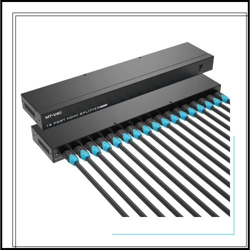HDMI 分配器 1入力16出力 4K HDMI スプリッター 16出力同時出力 MT-VIKI HDMI スプリッター 16出力の16ポート HDMI1.4 スプリッター 4K 3