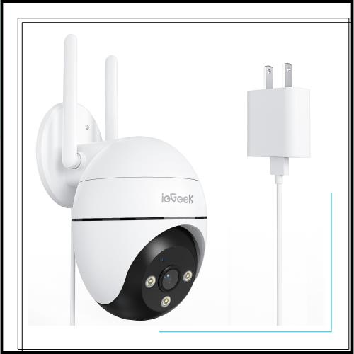 【5MP超高画素・自動追跡・2.4と5GhzWiFi対応】ieGeek 防犯カメラ 屋外 監視カメラ 屋外 500万画素 防犯カメラ ワイヤレス 屋外 家庭用 3