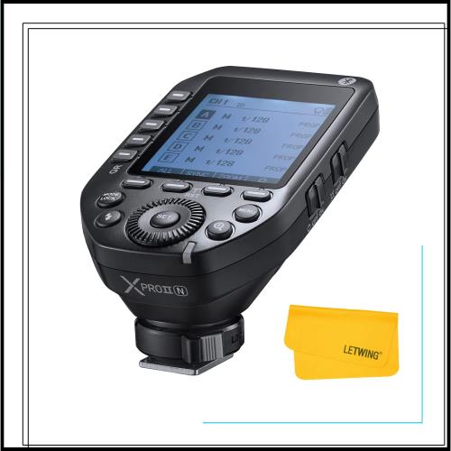 技適マーク付 GODOX XproII-N 送信機 TTL 2.4G ワイヤレス フラッシュトリガー 高速同期 1 / 8000s Xシステム Nikon ニコン カメラに対応