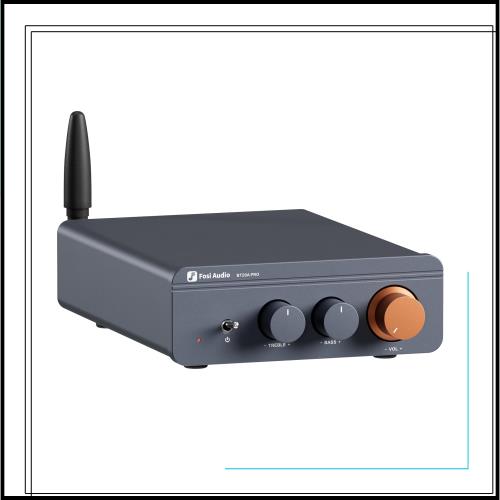 Fosi Audio BT20A Pro 300W x2 TPA3255 Bluetooth 5.0 パワーアンプ 小型 ホーム オーディオ ステレオ 2チャンネル アンプ レシーバー ミ