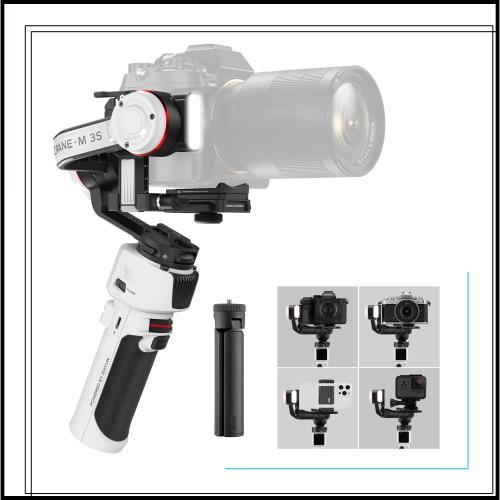 [公式旗艦店] ZHIYUN CRANE M3S 3軸ジンバル スタビライザー ミラーレスカメラ、Gopro、アクションカメラ、スマートフォン対応