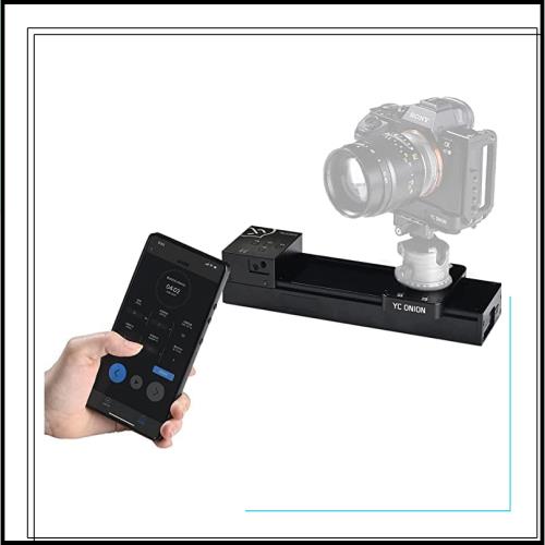 YC Onion電動スライダー カメラ スライダー 26cmカメラ レール アプリコントロール付き、YC Onionンヘッドと互換性のある3軸スライダーレ