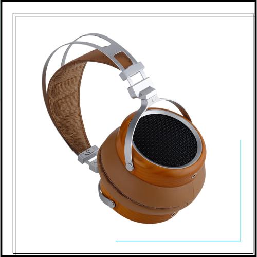 SIVGA LUAN Hi-Fi ダイナミックドライバ 木製 ヘッドホン (ブラウン)
