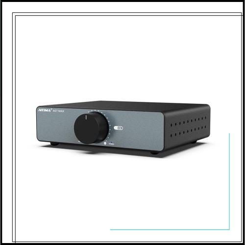 AIYIMA A07 MAX HIFI パワーアンプ 2チャンネルホームオーディオ TPA3255 クラスD 300W x2 アンプ ブリッジド・モノアンプ 600W,3.5mmラ
