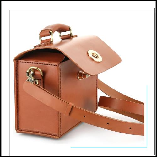 EnergyPower 天然牛革 カメラバッグ SONY ソニー α7シリーズ用 ベジタブルタンニンなめしフルグレインレザー 極厚ハード仕様 2WAYショル