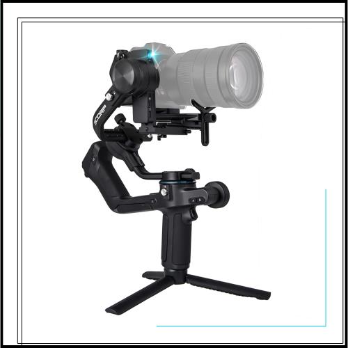 Feiyu SCORP 2 ジンバルスタビライザー DSLR/ミラーレス用、AI追跡、最大5.5kg負荷、13時間の使用時間、USB-C急速充電、2ハンドル設計