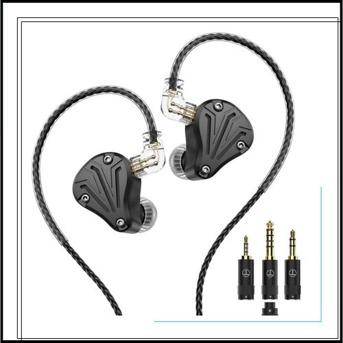 TRN-BAX Pro モニターイヤホン ハイレゾ イヤホン ハイエンド 静電ドライバ 2EST+2BA+DD ハイブリッド型 イヤーモニター アルミハウジン