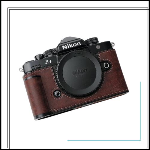 対応 ニコン Nikon Zf 専用 カメラケース カメラカバー カメラバッグ 本革 【Iborrys 純手作】銀付牛革本体+メタルベースプレート+ハンド