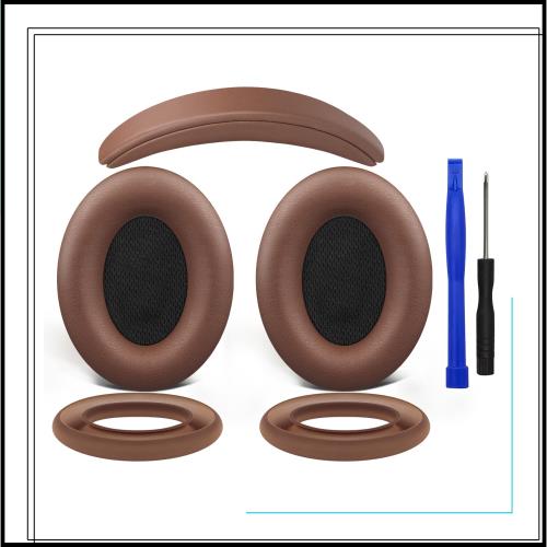 SOULWIT イヤーパッド + ヘッドバンド + イヤーパッドカバー Bose QuietComfort 15 (QC15)/QuietComfort 2 (QC 2) 用 ヘッドセット 交換