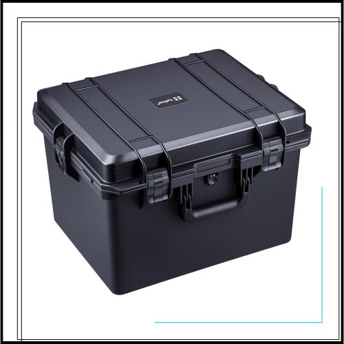 Lykus HC-5030 防水ハードケース 格子状カットスポンジが内蔵 内寸:49x39x35.5 cm カメラ、プロジェクター、ドローン、ラップトップなど