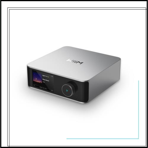 【直輸入品】WiiM Ultra 音楽ストリーマー＆デジタルプリアンプ | 3.5インチタッチスクリーン、Google CastおよびAlexa対応、Spotify、Am