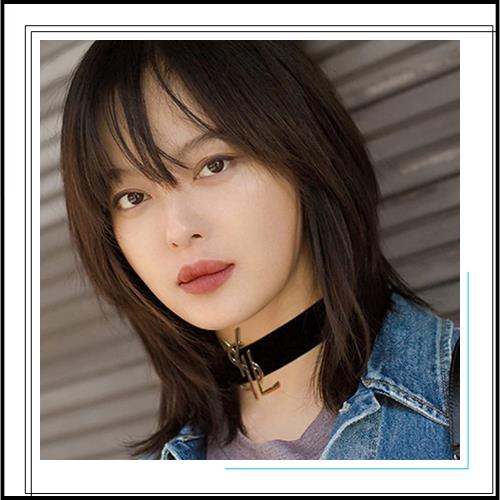 HAIRCUBE 医療用ウィッグ 人毛ウィッグ 人毛MIX セミロング 手植え フルウィッグ レディース ぱっつん前髪 軽い 耐熱 日常 ブラウン