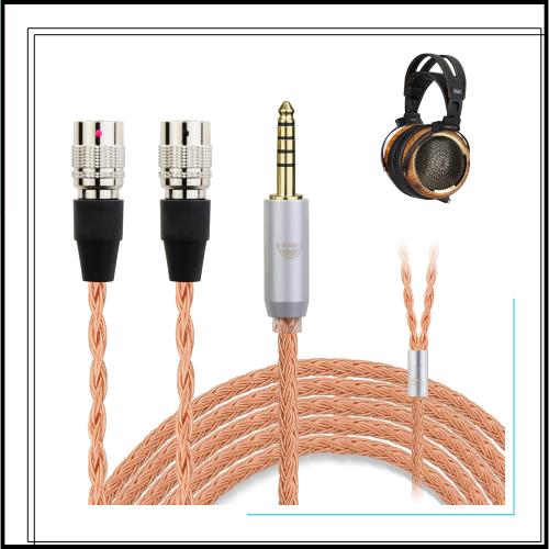 okcsc ZT16 ヘッドホンケーブル 4ピンXLR端子 Ether リケーブル 交換ケーブル イヤホン・ヘッドホン用 16芯 純銅 Dan Clark Audio（Mr Sp