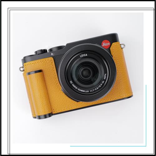 Iborrys 対応 Leica ライカ D-LUX8 専用 カメラケース カメラカバー カメラバッグ 本革 純手作＞＞＞銀付本革本体+メタルベースプレート+ハ