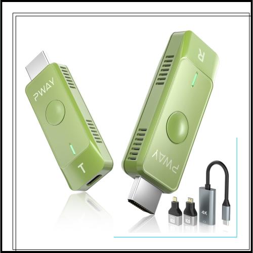 PWAY ワイヤレスHDMI 小型 収納に便利 無線化 送受信機セット HDMI 無線 30m安定転送距離 1080P/5Ghz WIFI＆設定不要 映像音声同期出力 TV