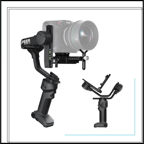 ZHIYUN CINEPEER Crane 4E ジンバルカメラ 3軸スタビライザー ジンバル 軽量 カメラスタビライザー, ダークグレー