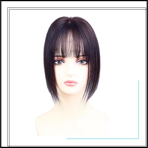 YOYO 部分ウィッグ 人毛 総手植え 100%レミーヘア リアル 人工頭皮 バージンヘア 分け目 自然 頭頂部ウィッグ レディース ヘアピース ポ