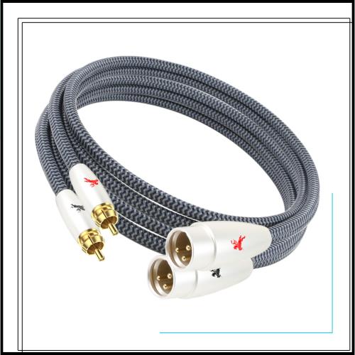 Impeto XLR RCA変換ケーブル「メス-オス」XLRからRCAまで OFC無酸素銅 オーディオケーブル AVアンプ/CD/ヘッドホンアンプ/デジタルミキサ