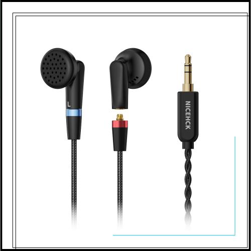 NICEHCK EBX25Ti インナーイヤー型イヤホン 1DD 有線 14.2mmドーム型ベリリウムメッキ振動板ダイナミックドライバー チタン合金キャビテ