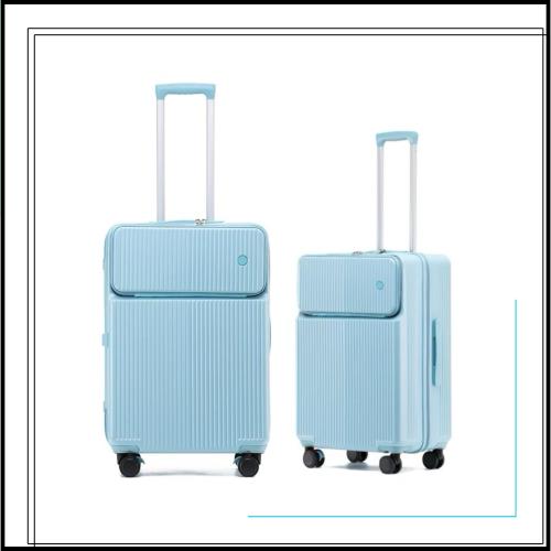 [Spyplan] キャリーケース Lサイズ　キャスター ストッパー付き スーツケース 機内持ち込み フロントオープン 可愛い 多機能 トップオー