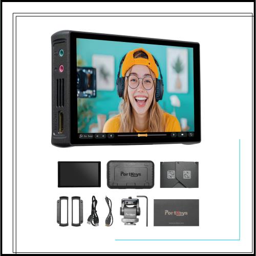 Portkeys PT5 III カメラモニター 5.4インチ 800nits フィールドモニター USB 3.0 Type-C ポート搭載 波形、ヒストグラム、ピーキング、