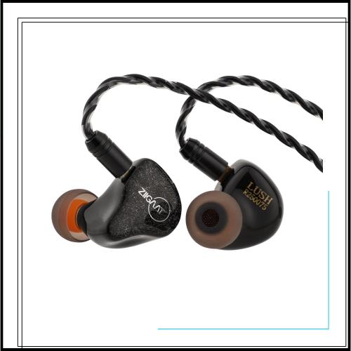 Linsoul ZiiGaat Lushハイブリット型(4BA+1DD)ハイエンドインナーイヤー中華製リケーブル可能イヤフォン ダイナミックドライバー・サブウ