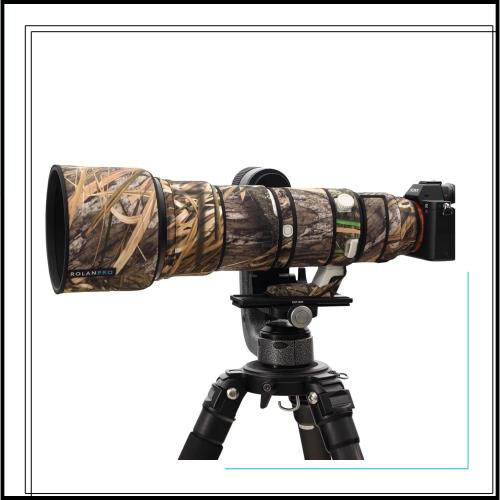 ROLANPRO 防水レンズカバー 適用ソニー FE 400-800mm f/6.3-8 G OSS 用 迷彩レインカバー - #49 リード迷彩 防水