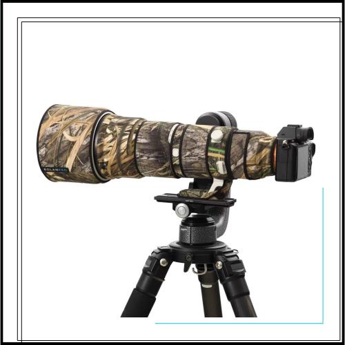 ROLANPRO レンズ迷彩コート適合するSony FE 400-800mm F6.3-8 G OSS SEL400800G レインカバー レンズ保護スリーブ 保護ケース-#49 芝生防