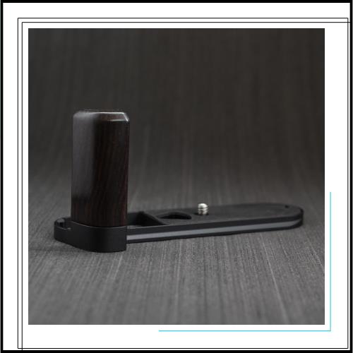 Iborrys 高級実木 カメラグリップ 、対応 Leica ライカ M11 M11-P M11-M カメラ 、 専用 L型クイックリリース プレート 職人手作り プレ