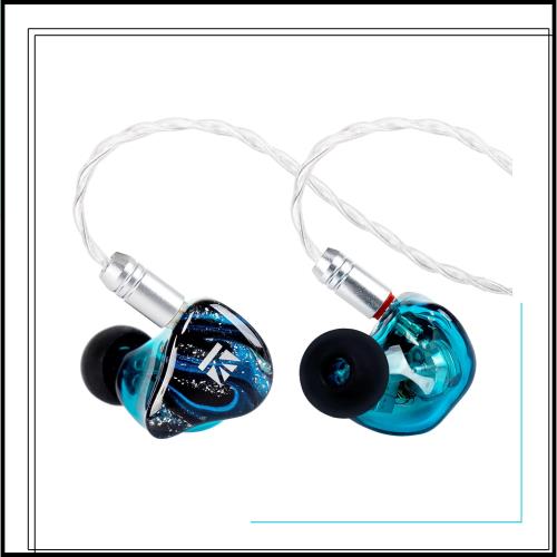 Yinyoo KBEAR Cepheus KB16 2DD+6BA イヤモニ 有線 イヤホン 中華イヤホン HIFI デュアル磁気回路＆ダイナミックドライバー + 6個KBEARカ