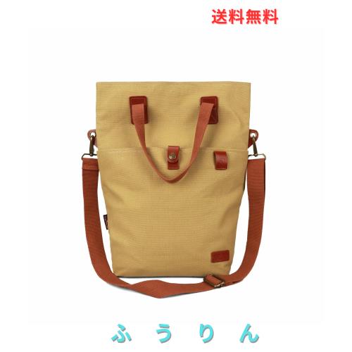 TOURBON サイドバッグ 自転車 パニアバッグ リアバッグ ロードバイク 多機能 ショルダーバッグ カーキ