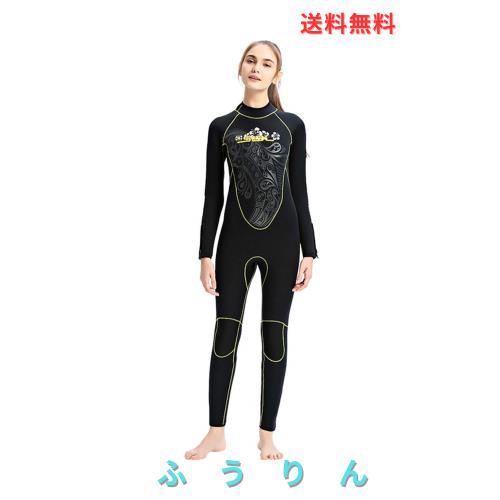 MORGEN SKY ウェットスーツ 5mm レーディス フルースーツ 手足ファスナー付 サーフィン ダイビング バックジップ仕様 1107(L)