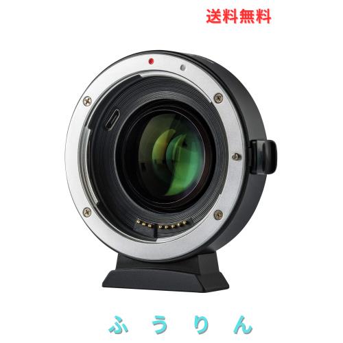 VILOTROX マウントアダプター EF-EOS M2 0.71X スピードブースター AF 絞り調整可 手振れ補正対応 キヤノンEFフルサイズレンズ→キヤノン