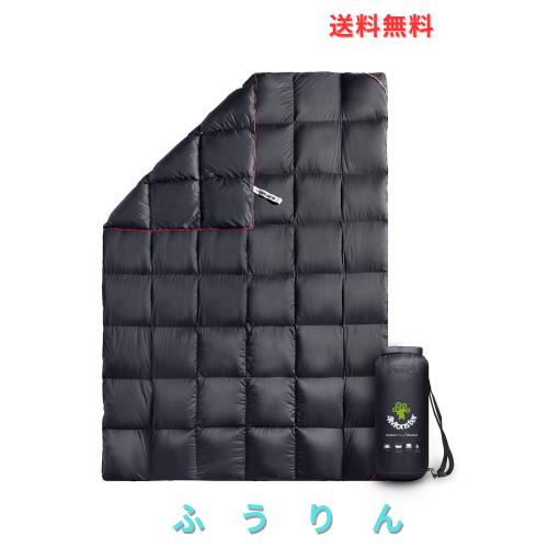 4Monster ダウン ブランケット マルチブランケット 防寒 アウトドア キャンプ 旅行 軽量 防水 防風 コンパクト ひざ掛け 肩掛け 掛け布団