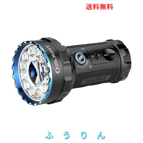 OLIGHT(オーライト) Marauder 2 懐中電灯 ledフラッシュライト 強力 最強 ハンディライト 14000ルーメン 射程800M 54Hランタイム アルミ
