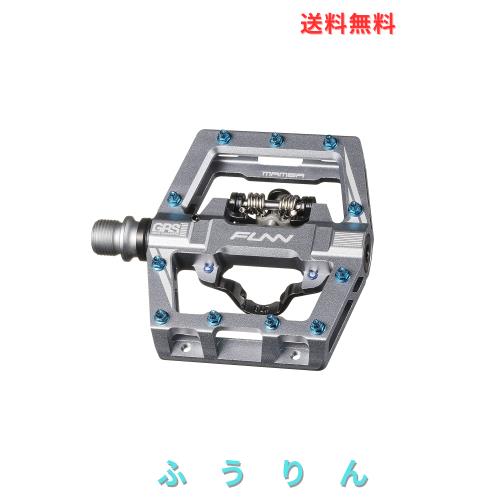 Funn マンバ S (Mamba S) ビンディング ペダル - 片面 SPD 対応 マウンテンバイク ペダル - 片面 フラットペダル - マウンテンバイク BMX