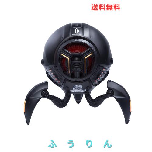 GravaStar Mars Pro ワイヤレス ポータブル スピーカー 20W サウンド Bluetooth 5.0 強力な低音 15時間再生/RGBライト/デュアルスピーカ