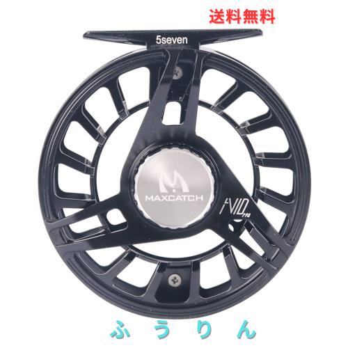 Maxcatch AVID PROフライリール、CNC機械加工アルミニウムボディ超大型アーバーデザイン フライフィッシングリール-3 / 5、5 / 7、7 / 9