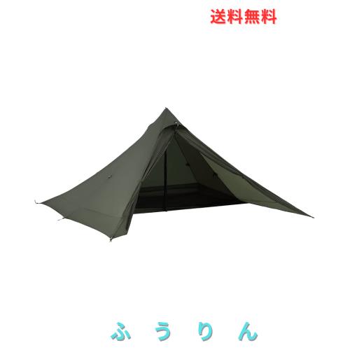 Thous Winds テント ソロ 軽量 簡単設営 ワンポールテント コンパクト 4シーズン適用 小型テント ピラミッドテント 2人用 キャンプ アウ