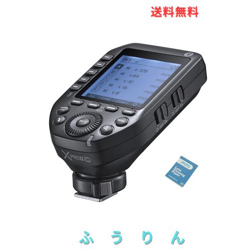 Godox XProII-C E-TTL ワイヤレス フラッシュトリガー 高速同期 1/8000s Xシステム 2.4G送信器 超大LCDスクリーン Canon EOS カメラに適