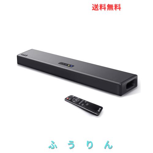 OXS S3サウンドバー、ダイアログエンハンスメント、ダイナミックバス、3Dサラウンドサウンド、AUX/光/同軸との互換性、Bluetooth 5.0付き