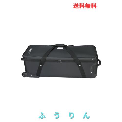 TENBEST 写真スタジオ機器ケース ローリングバッグ 100x37x33cm 大容量 防水 1680D ナイロン生地 撮影用フラッシュ、ライトスタンド、し